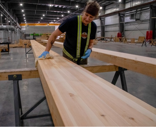 Mass Timber - Cross-laminated Timber - Glulam - Kalesnikoff